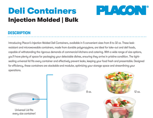 Deli Containers | BradyPLUS