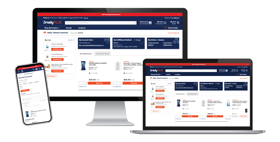 eCommerce Onboarding | BradyPLUS