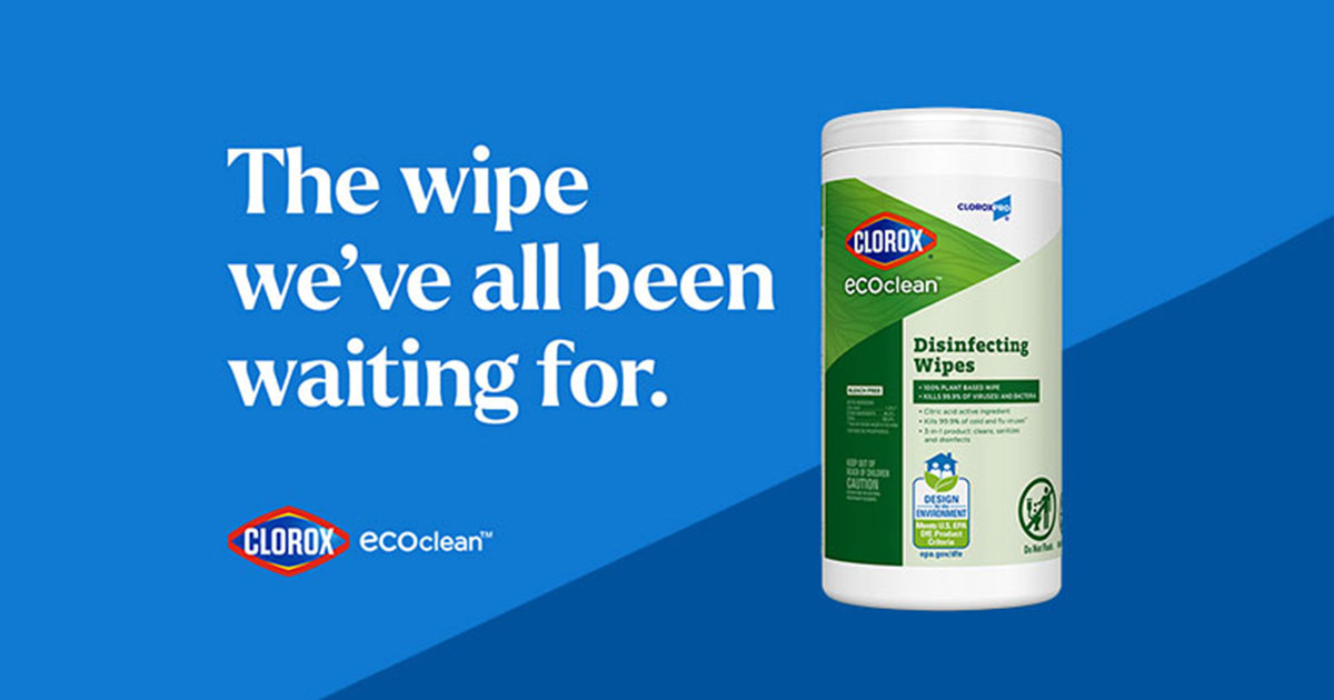 Clorox EcoClean Disinfecting Wipes | BradyPLUS